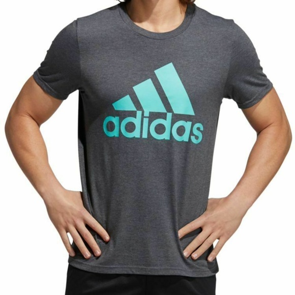 adidas | Shirts | Adidas Basic Badge Of Sport Tshirt In Dark Grey Color ...